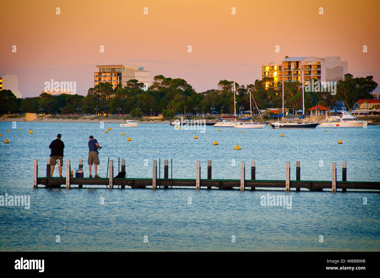 Rockingham jetty western australia hi-res stock photography and images ...