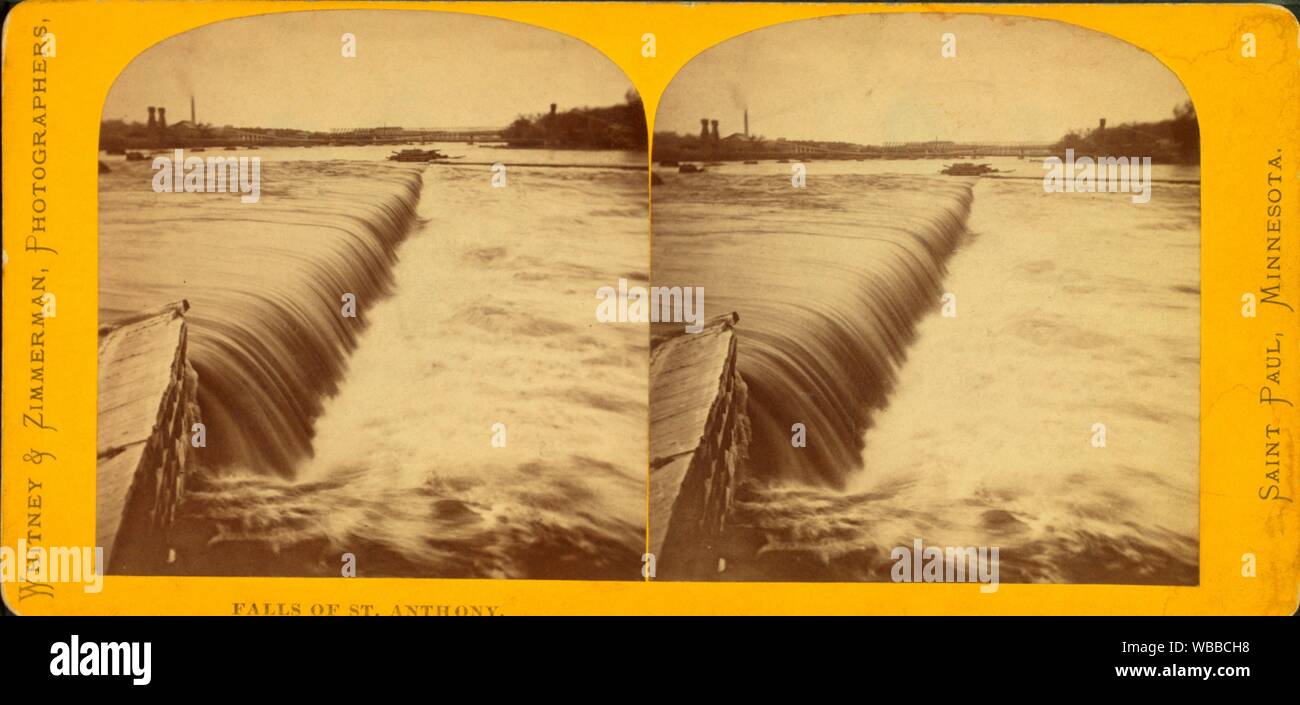 Falls of St. Anthony. Whitney & Zimmerman (Photographer). Robert N ...