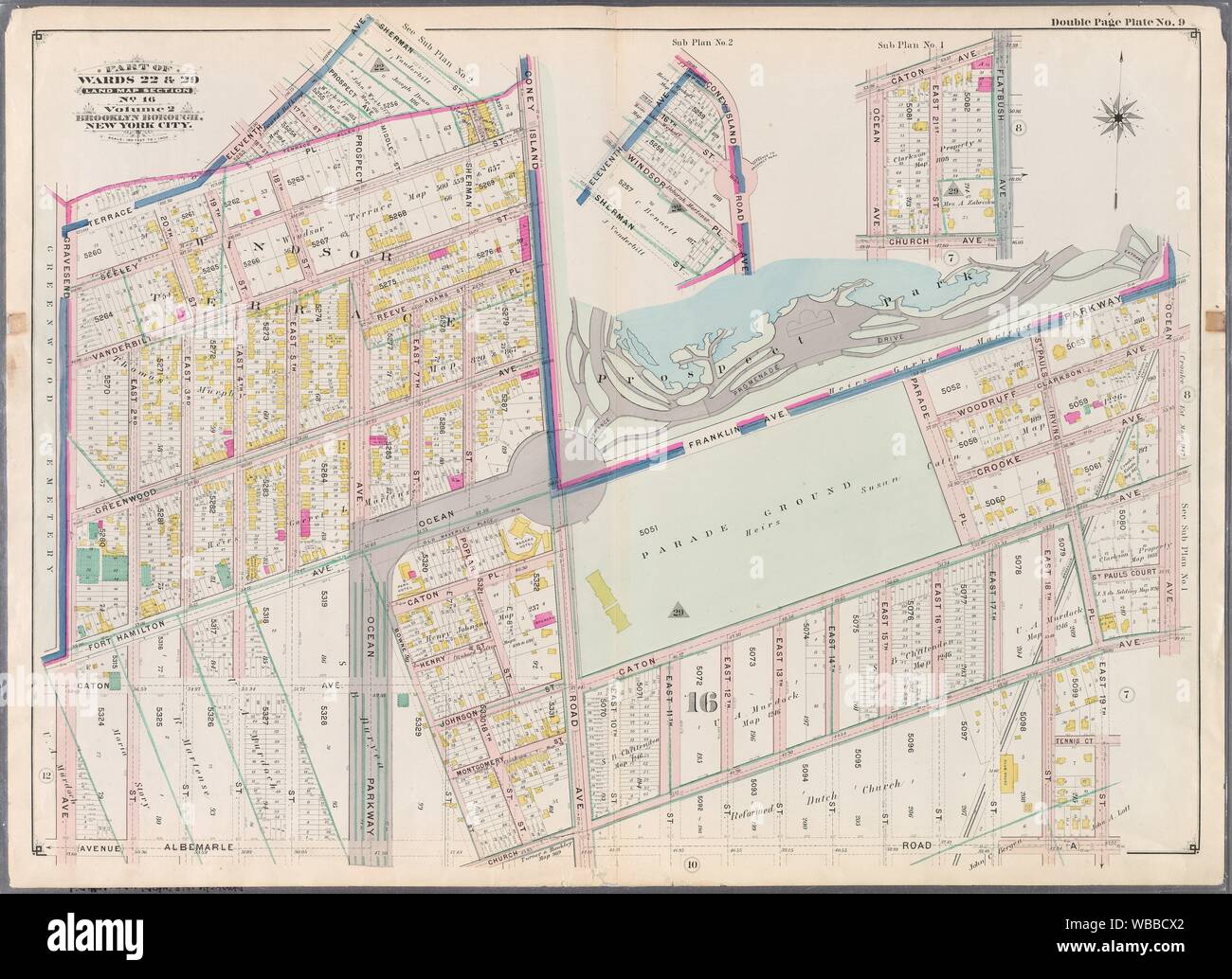 Map Of Flatbush High Resolution Stock Photography and Images - Alamy