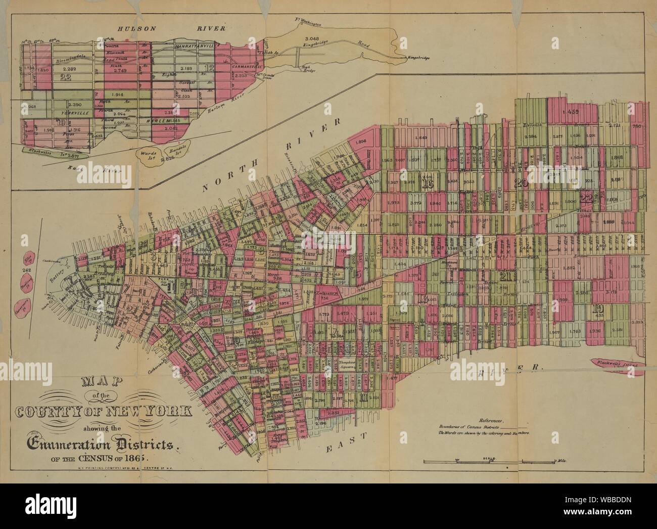 Map of manhattan hi-res stock photography and images - Alamy