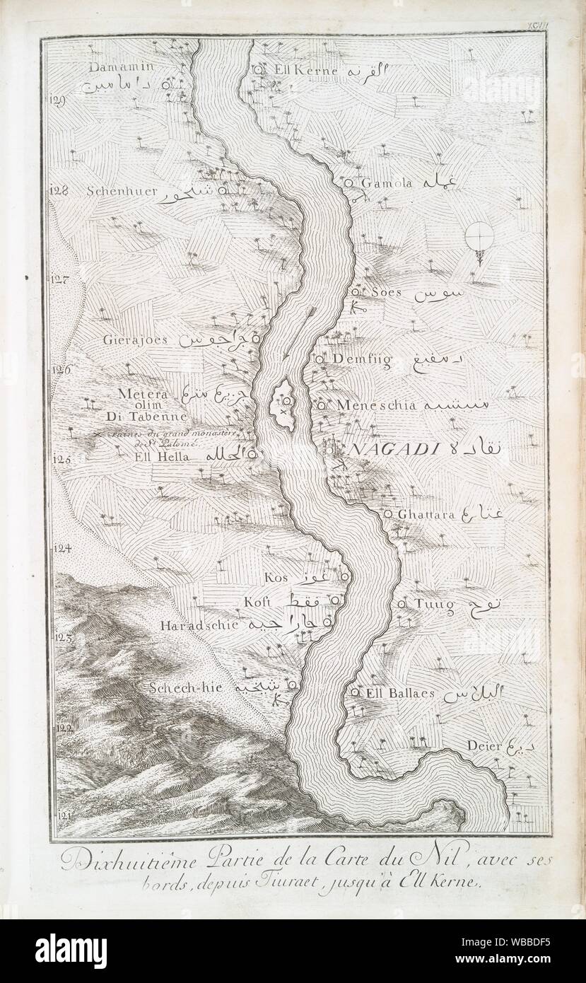 Carte du nil hi-res stock photography and images - Alamy