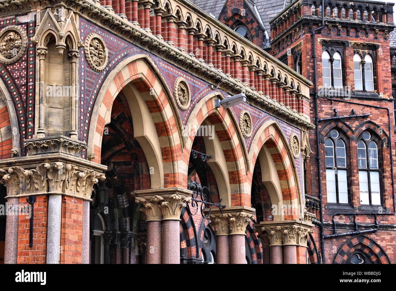 Leeds - city in West Yorkshire, UK. Leeds General Infirmary hospital ...