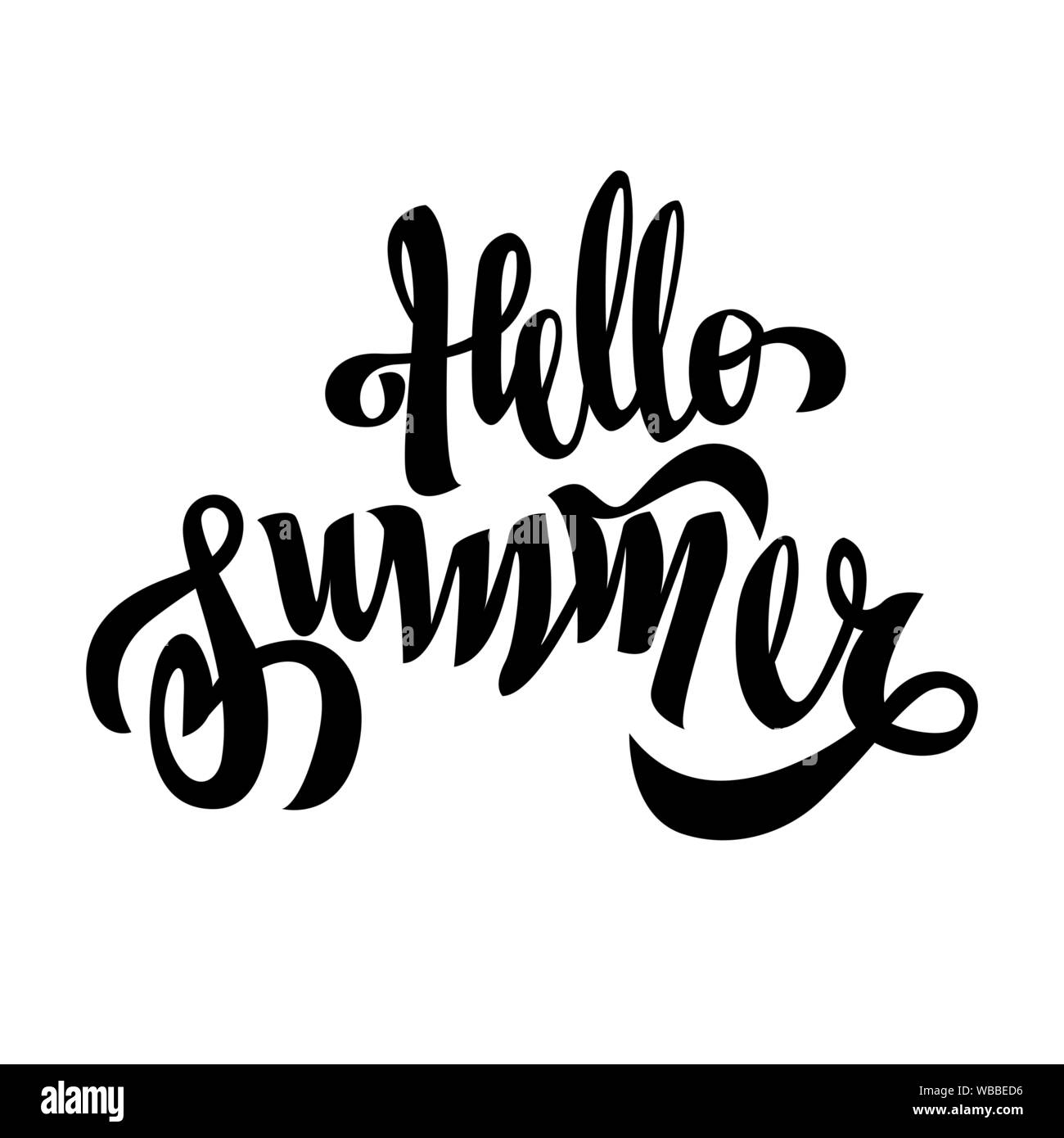 Hello summer hi-res stock photography and images - Alamy