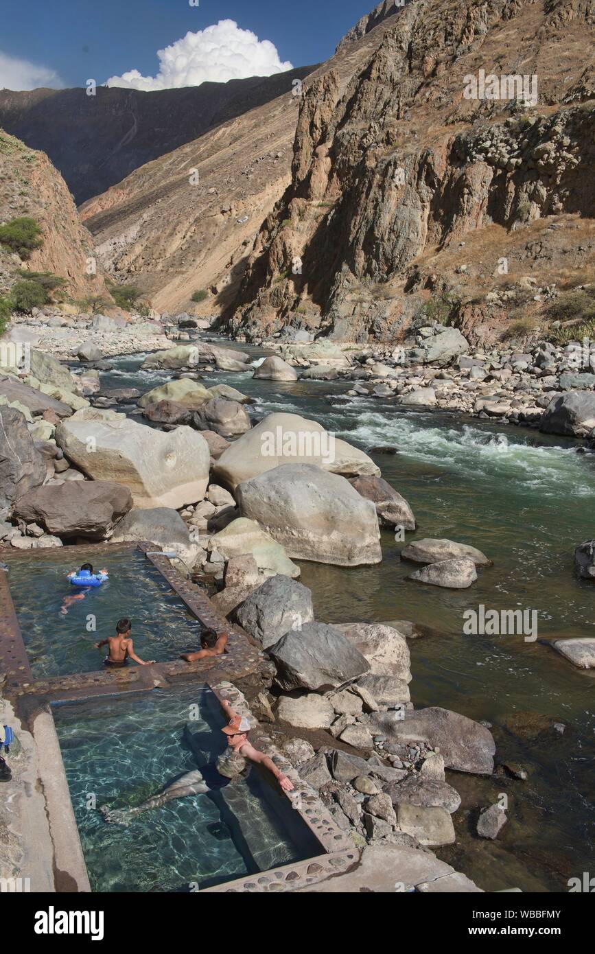 Colca canyon hot springs hi-res stock photography and images - Alamy