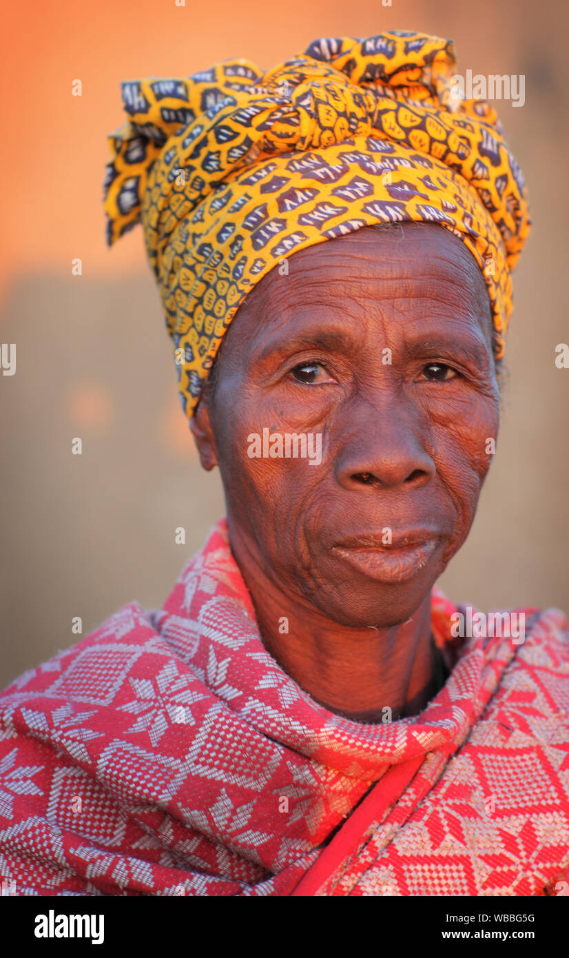 A woman at an Egungun ceremony in Cove, Benin Stock Photo - Alamy