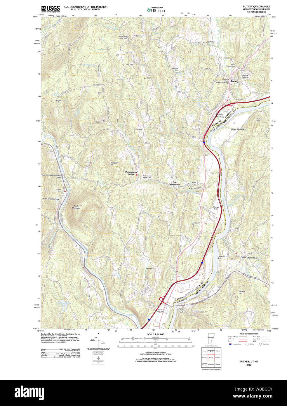Map of putney hi-res stock photography and images - Alamy