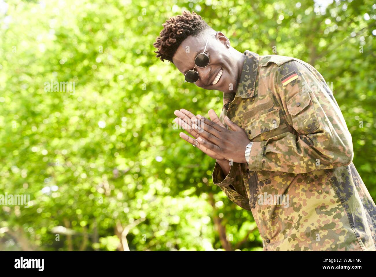 African soldier germany hi-res stock photography and images - Alamy