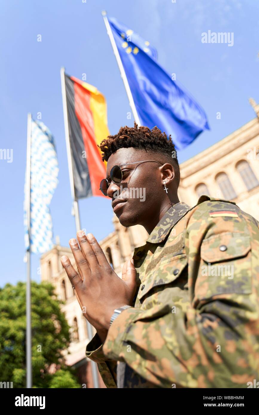 Multinational color guard hi-res stock photography and images - Alamy