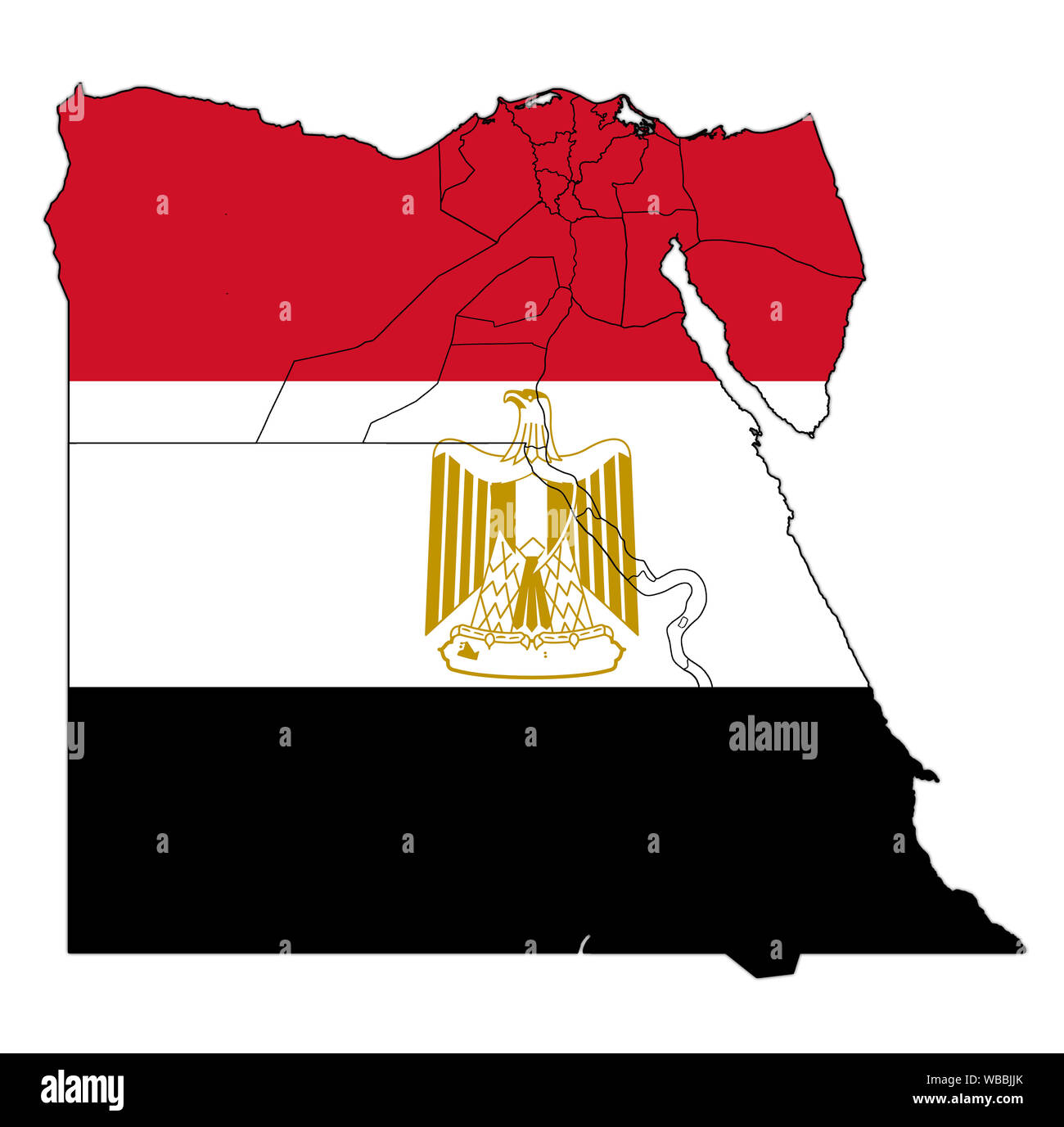 territories and of egyptian governorates on map of administrative ...