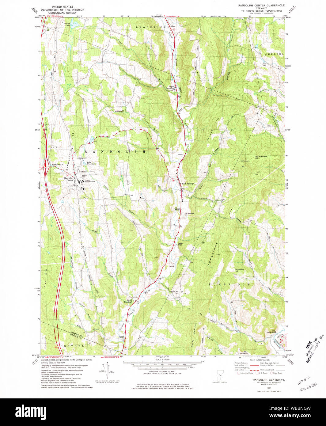 Randolph center vt hi-res stock photography and images - Alamy