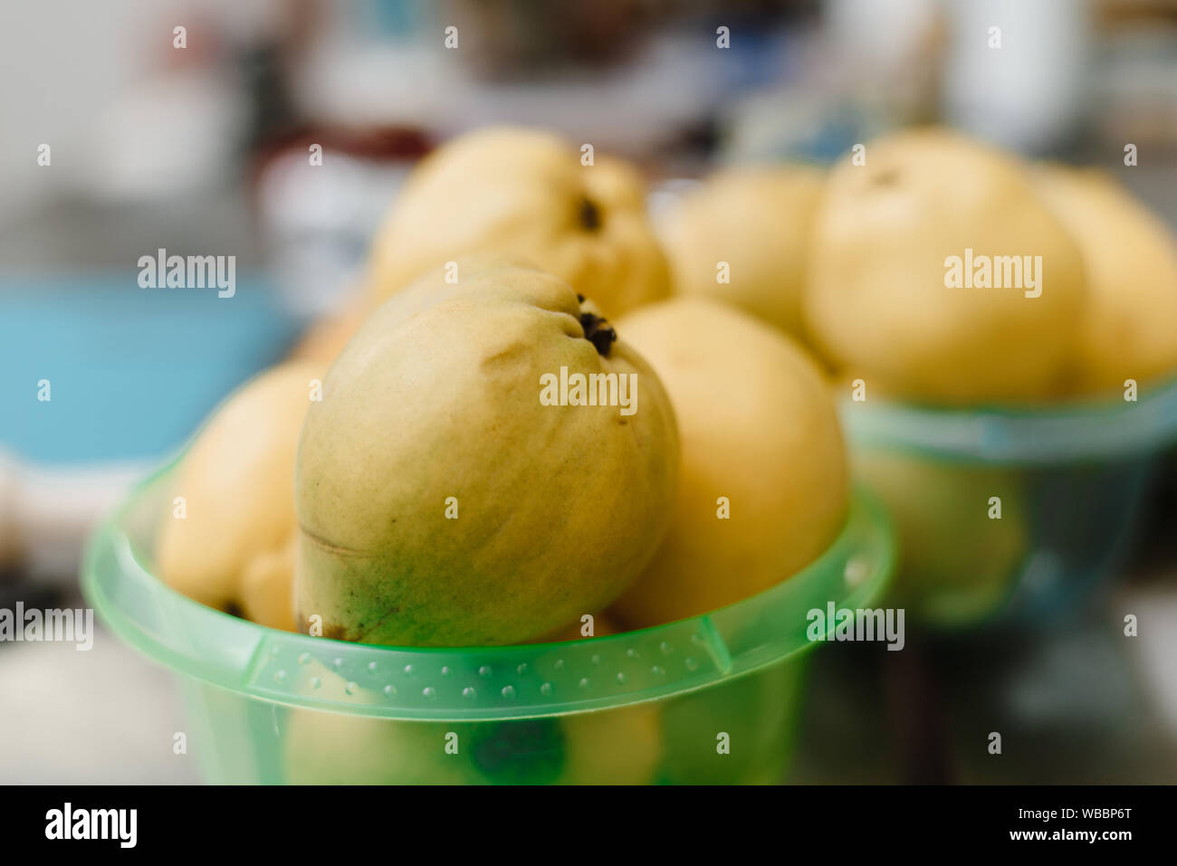 Quince fruits in plastic hi-res stock photography and images - Alamy
