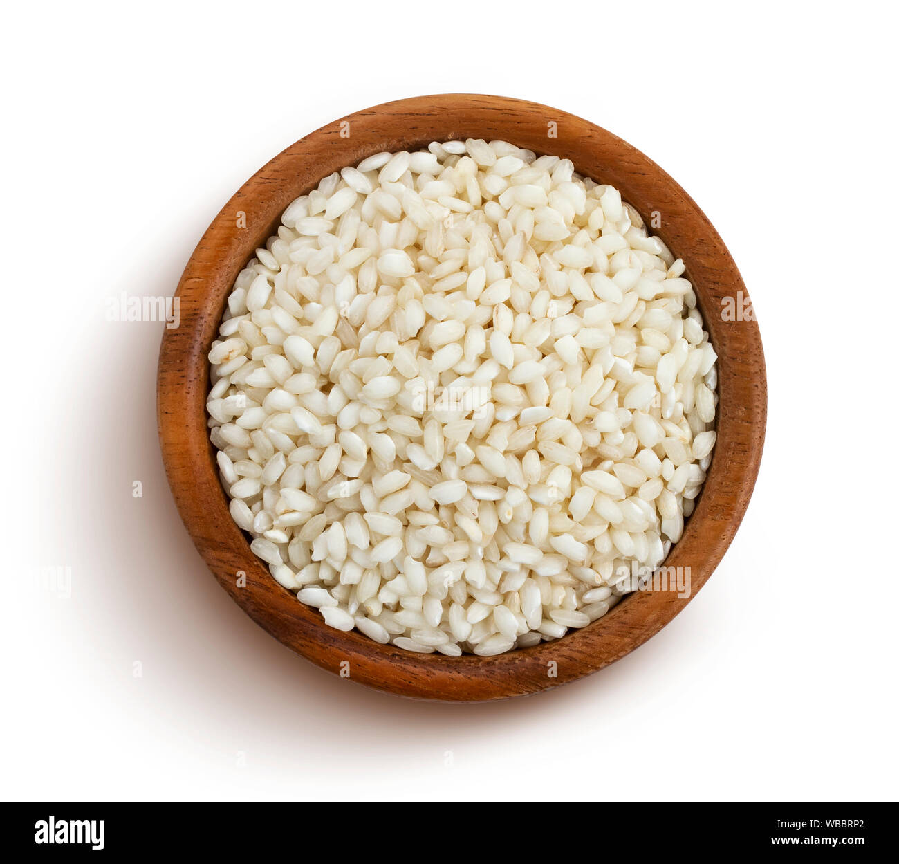 Risotto rice isolated on white background with clipping path Stock ...