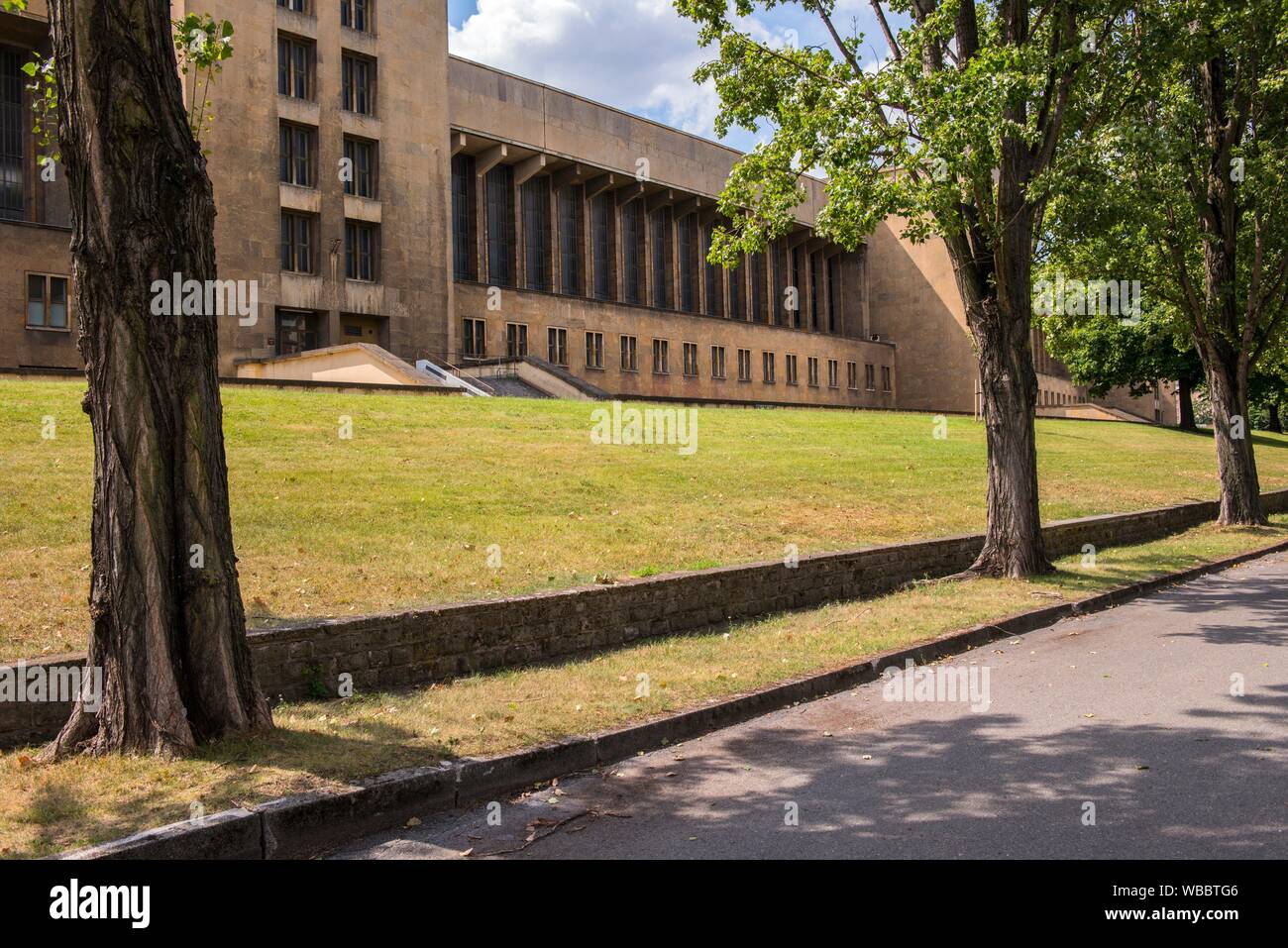 Berlin, Germany, Tempelhof Airfield was build by the Nazi Regime during ...