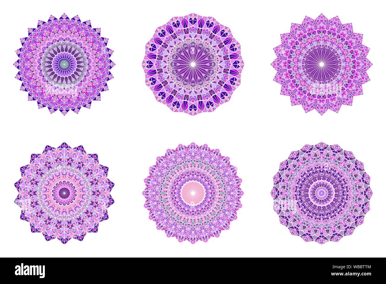 Mandalas set pattern hi-res stock photography and images - Alamy
