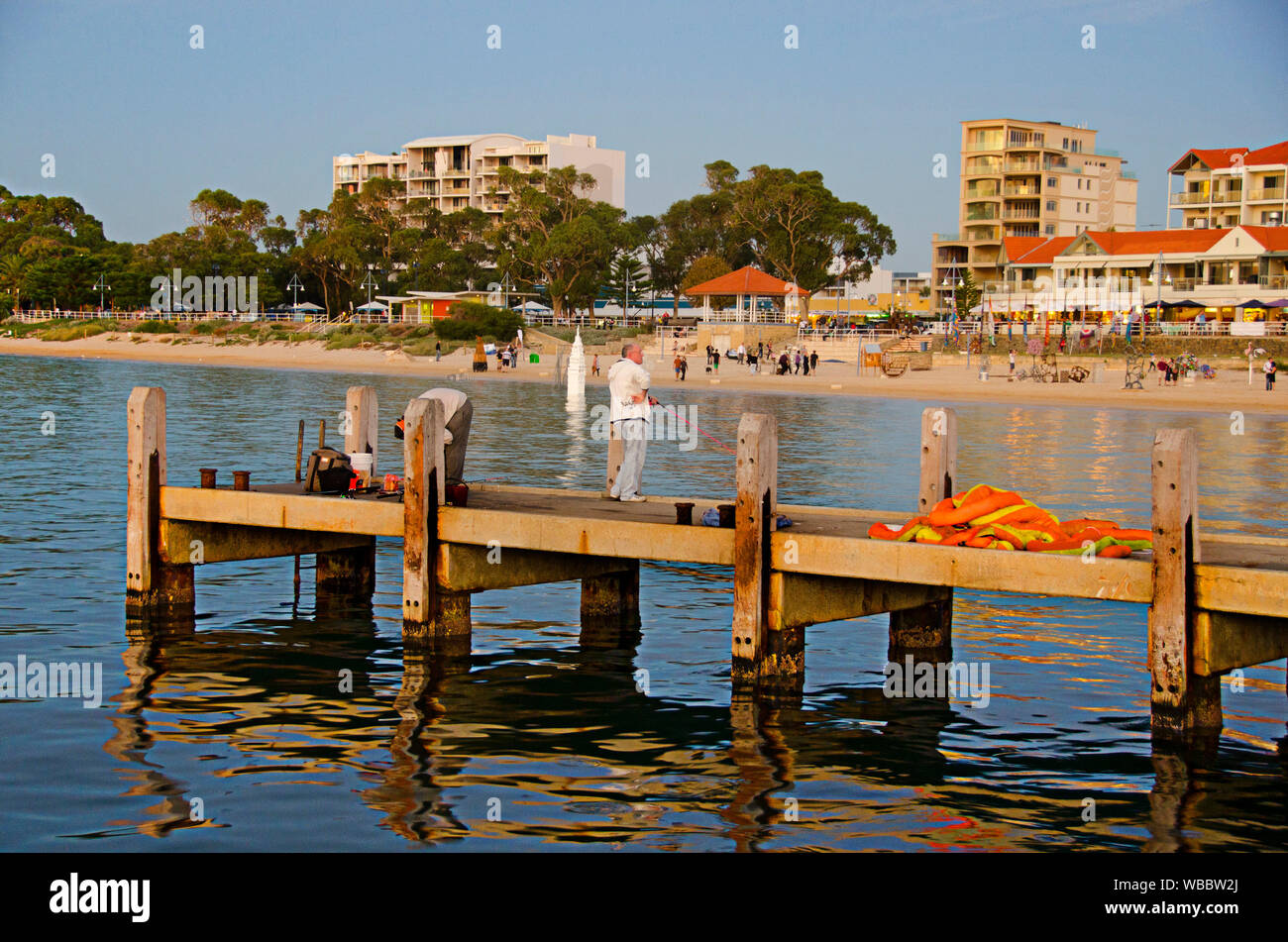 Rockingham jetty western australia hi-res stock photography and images ...