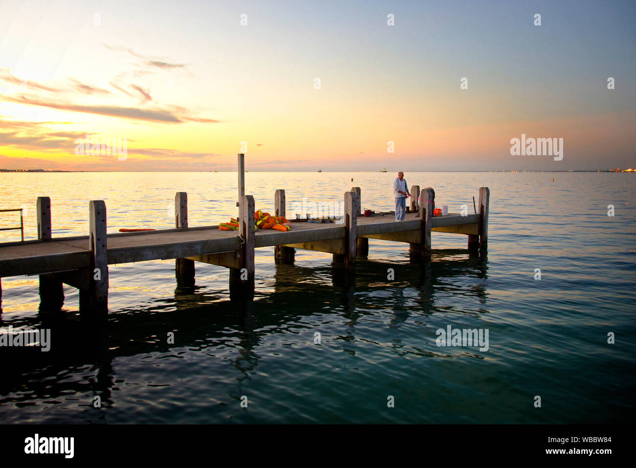 Rockingham jetty western australia hi-res stock photography and images ...