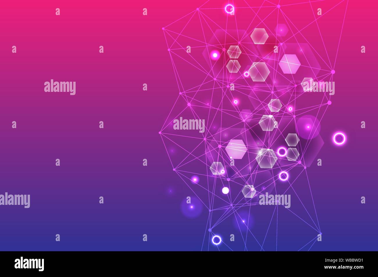 Big Data Visualization Background Modern Futuristic Virtual Abstract Background Science