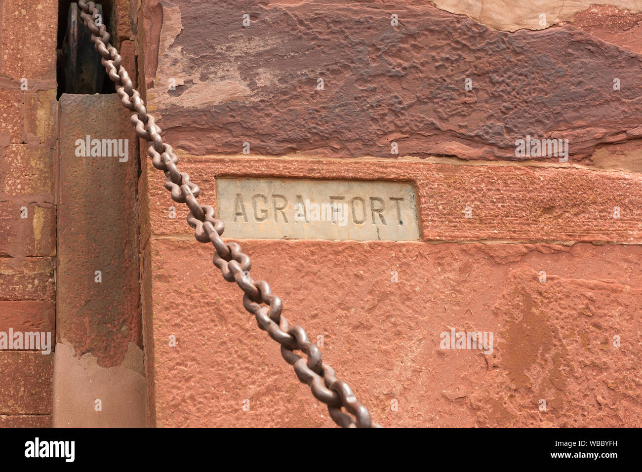 Agra fort sign hi-res stock photography and images - Alamy