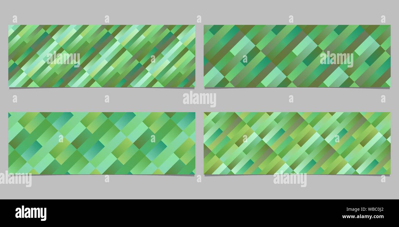 Gradient stripe pattern banner background set - abstract vector designs ...