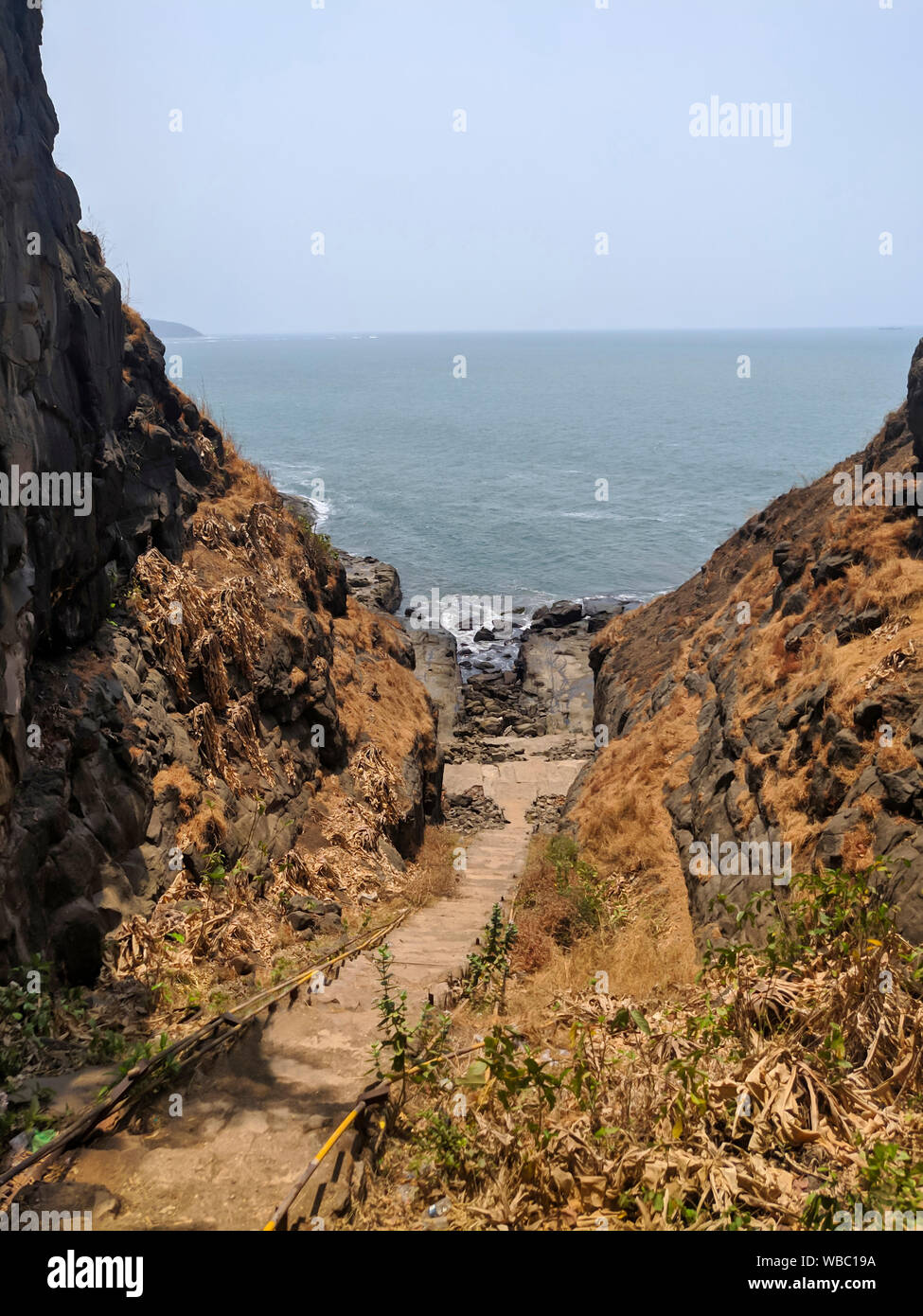 Pathway to Harihareshwar beach, Raigad district, Maharashtra, India ...