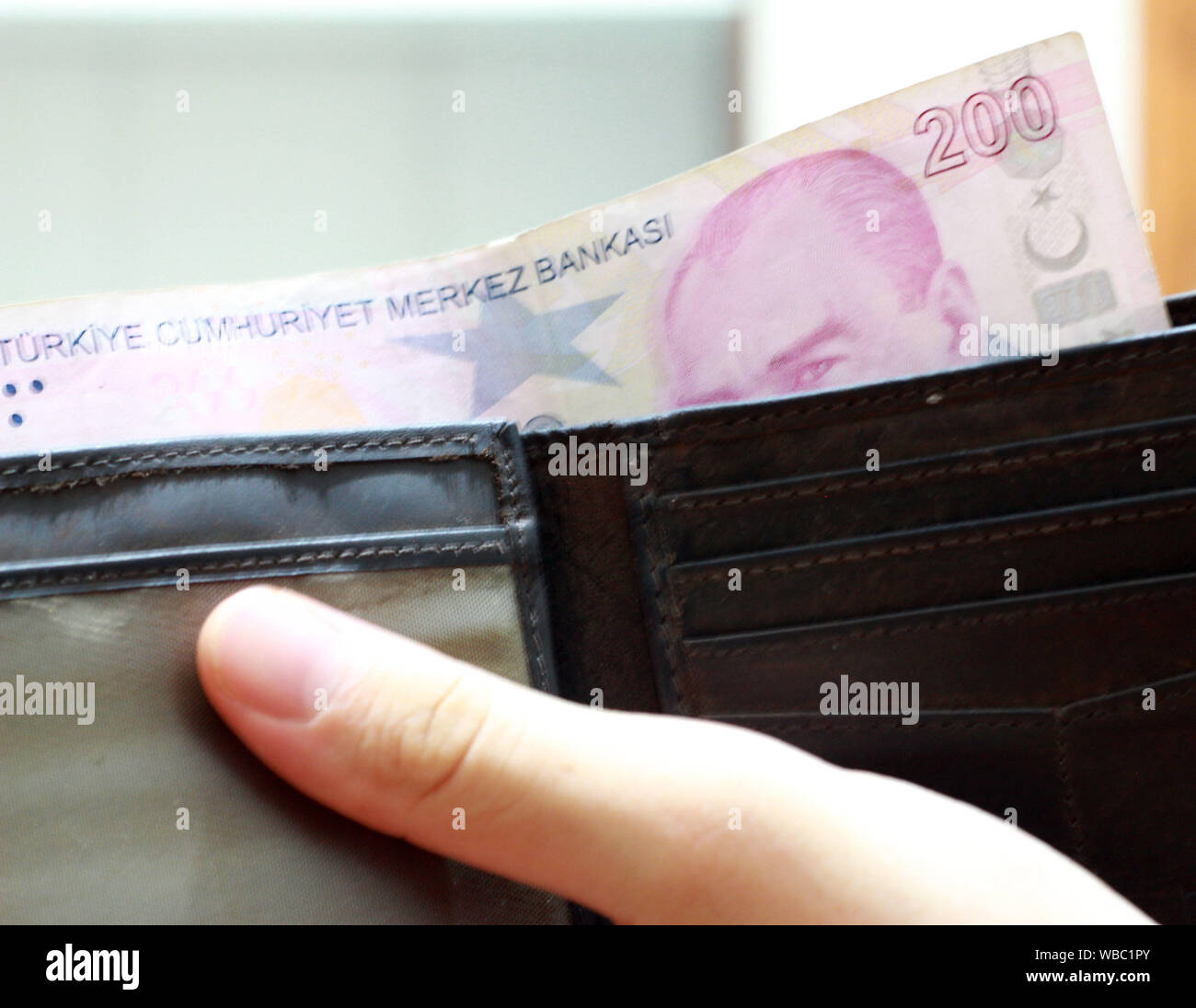 200 euro bill back hi-res stock photography and images - Alamy