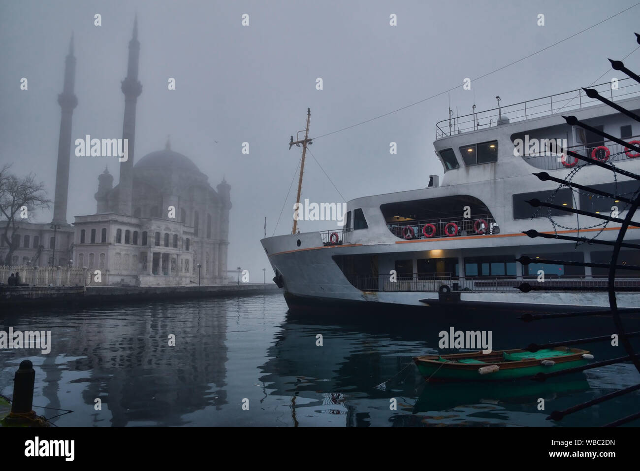 Fog landscape from Ortakoy Istanbul Stock Photo - Alamy