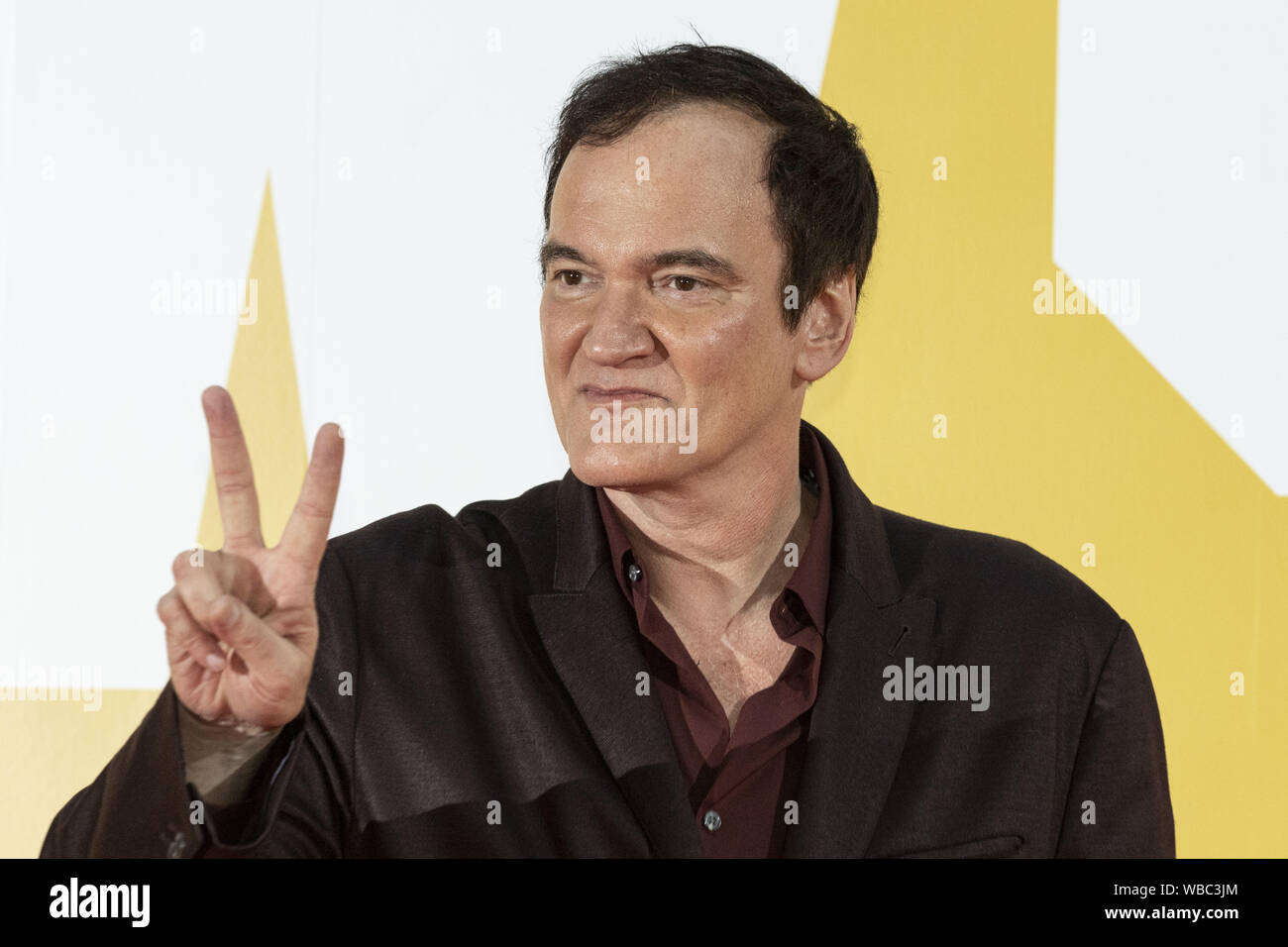 August 26, 2019, Tokyo, Japan: Director Quentin Tarantino poses for the ...
