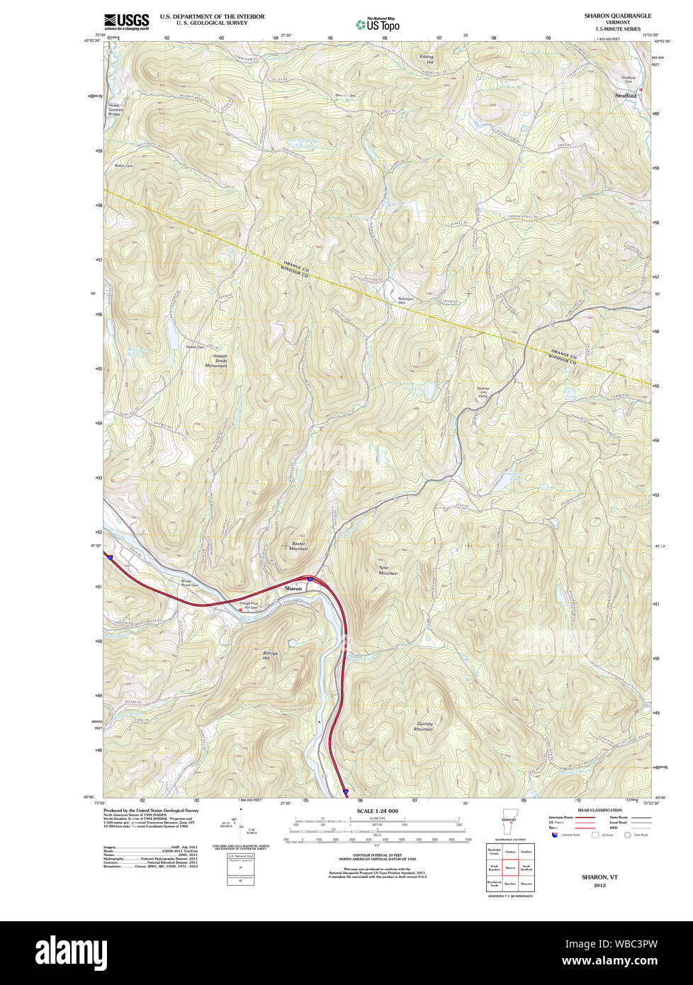 Map of sharon hi-res stock photography and images - Alamy
