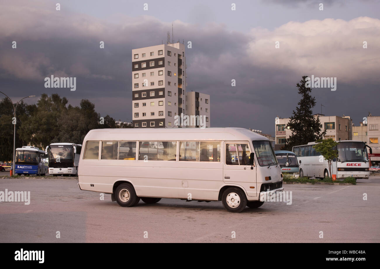 Central bus station in north Nicosia. Cyprus Stock Photo - Alamy