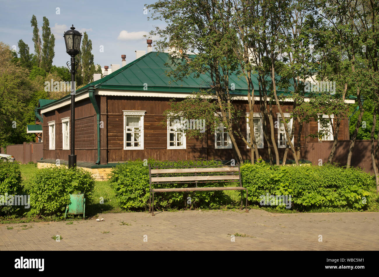 Memorial house-museum of Georgi Plekhanov in Lipetsk. Russia Stock ...