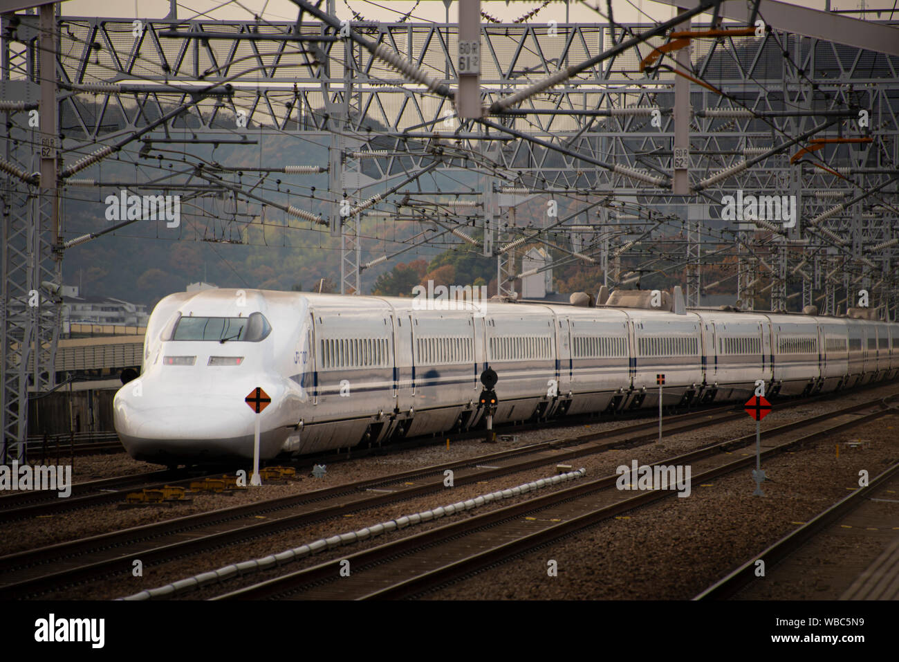 Shinkansen Tokaido high speed train, Japan Stock Photo - Alamy