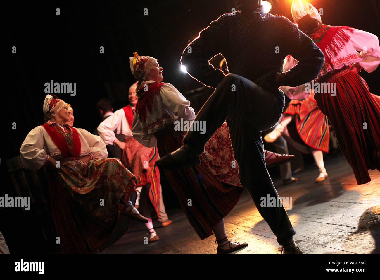 Cultural traditional clothing costume folk dance hi-res stock ...