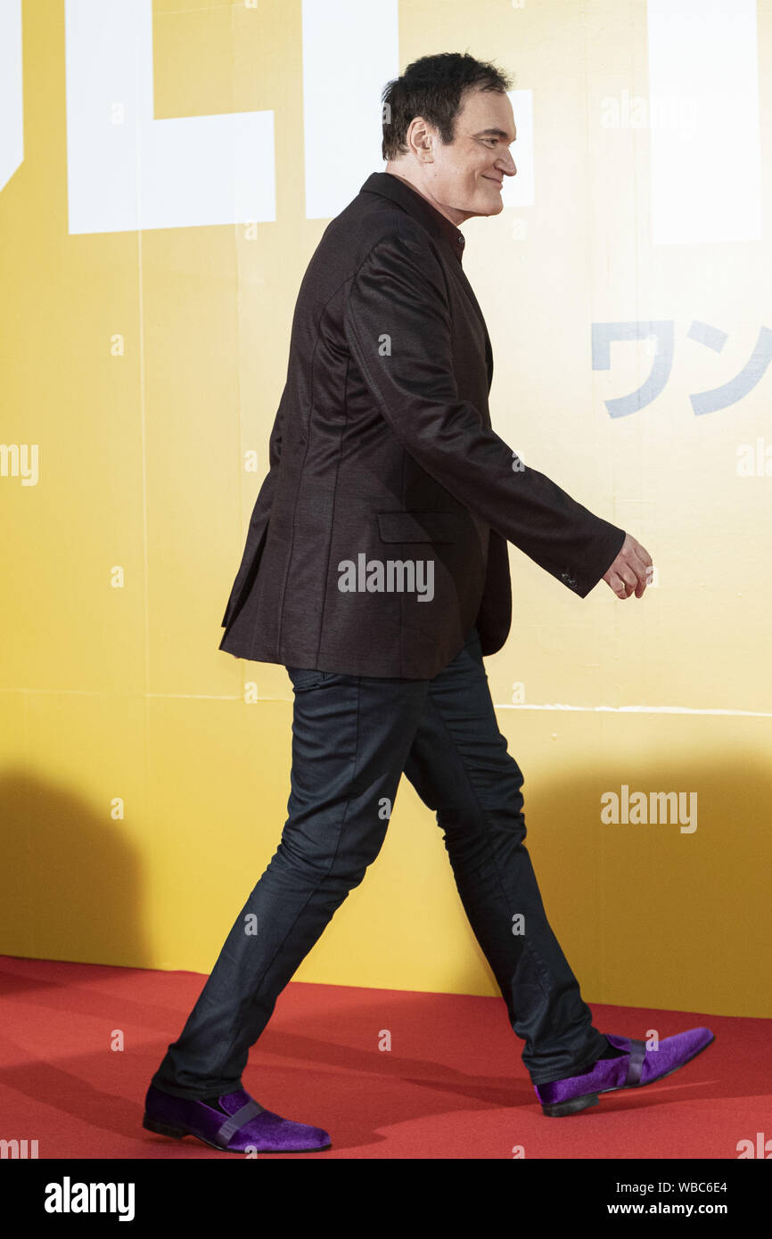 August 26, 2019, Tokyo, Japan: Director Quentin Tarantino poses for the ...