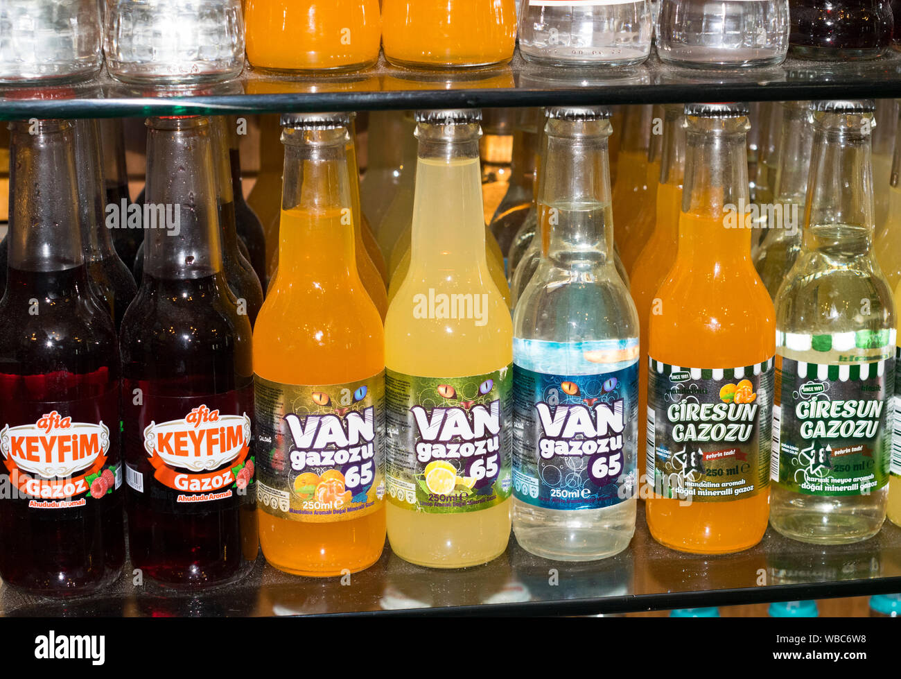 A small shop in Suleymaniye, Istanbul sells only Turkish local sodas ...