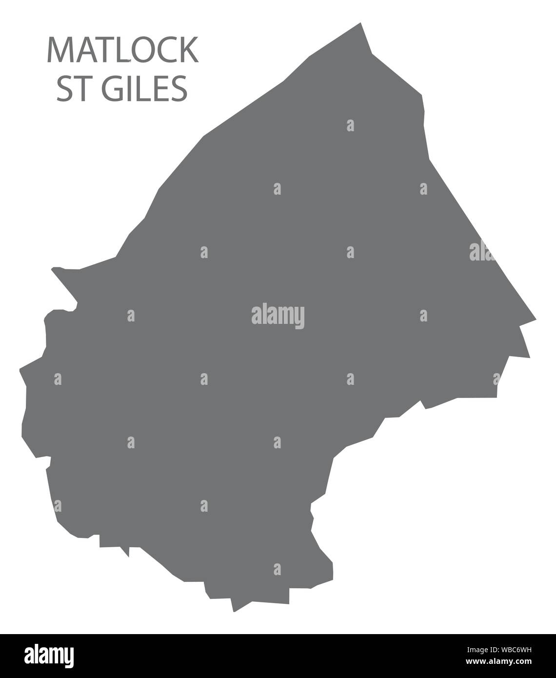 Map of matlock hi-res stock photography and images - Alamy