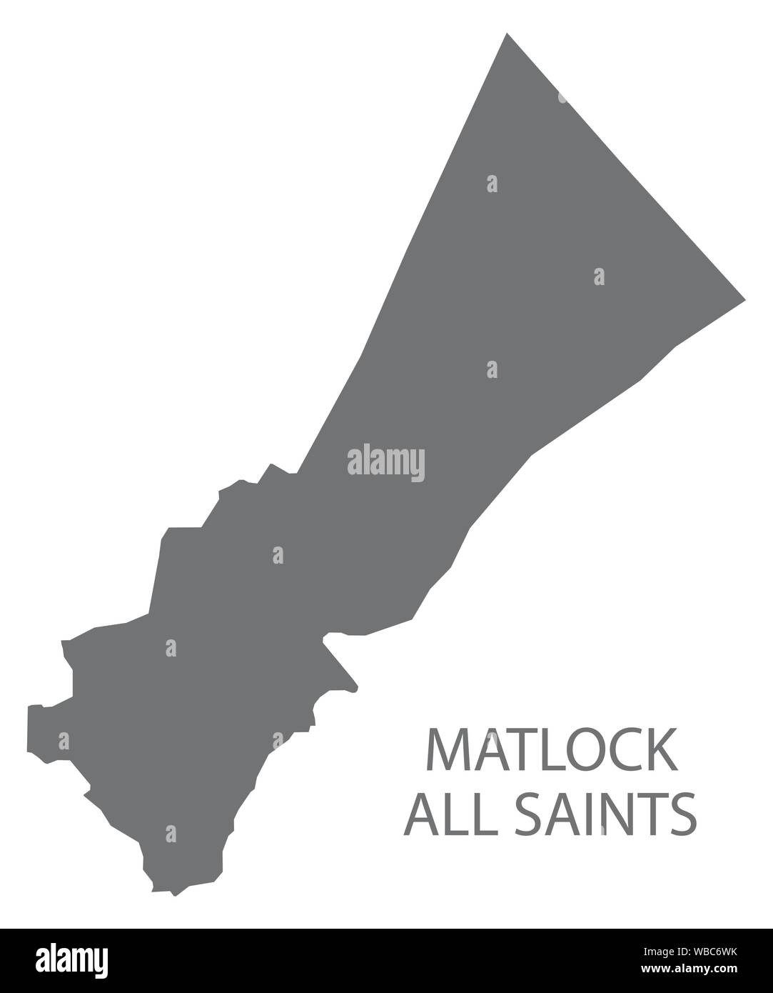 Map of matlock Stock Vector Images - Alamy