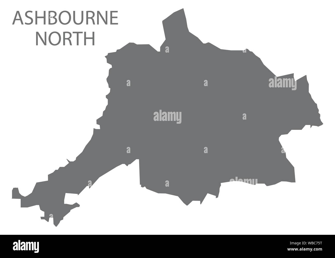 Map of ashbourne Black and White Stock Photos & Images - Alamy