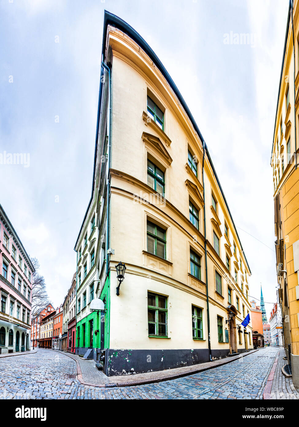 Streets of Riga Old Town, Latvia Stock Photo - Alamy