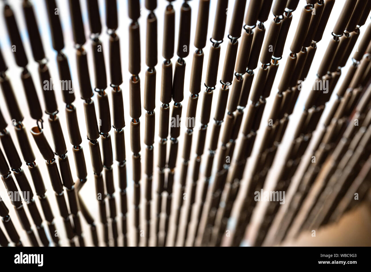 Curtain Strips Background in shadow Stock Photo - Alamy