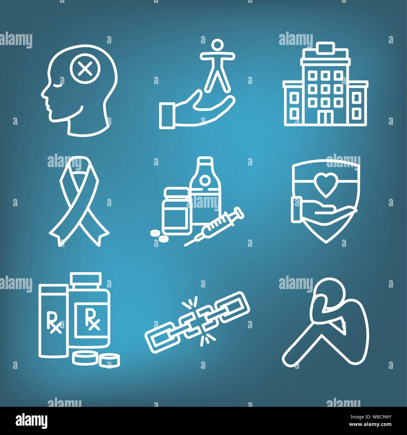 Drugs overdose abuse substance abuse Stock Vector Images - Alamy