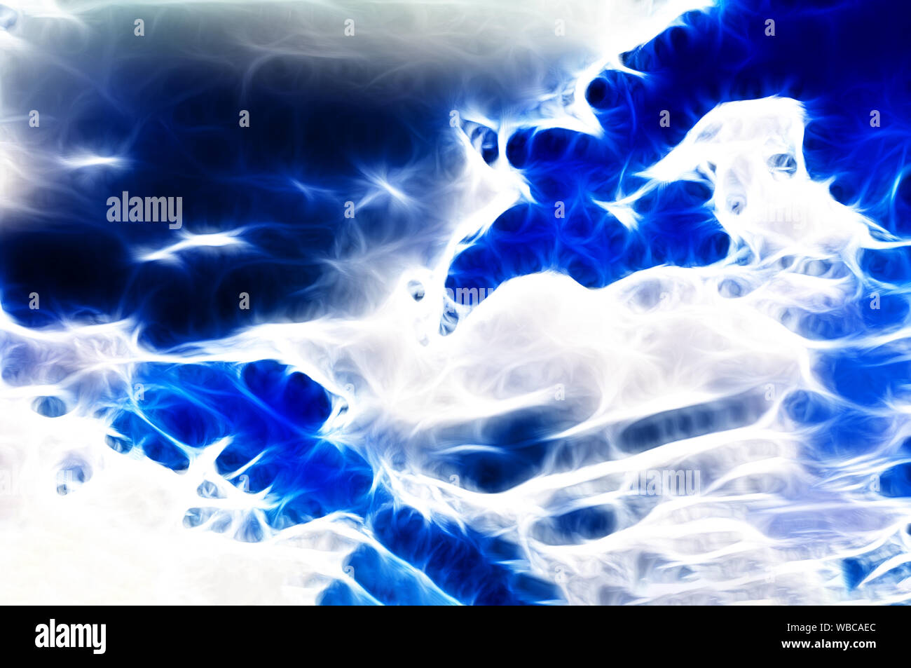 abstract deep pattern stripe wave Color level blue white for background ...