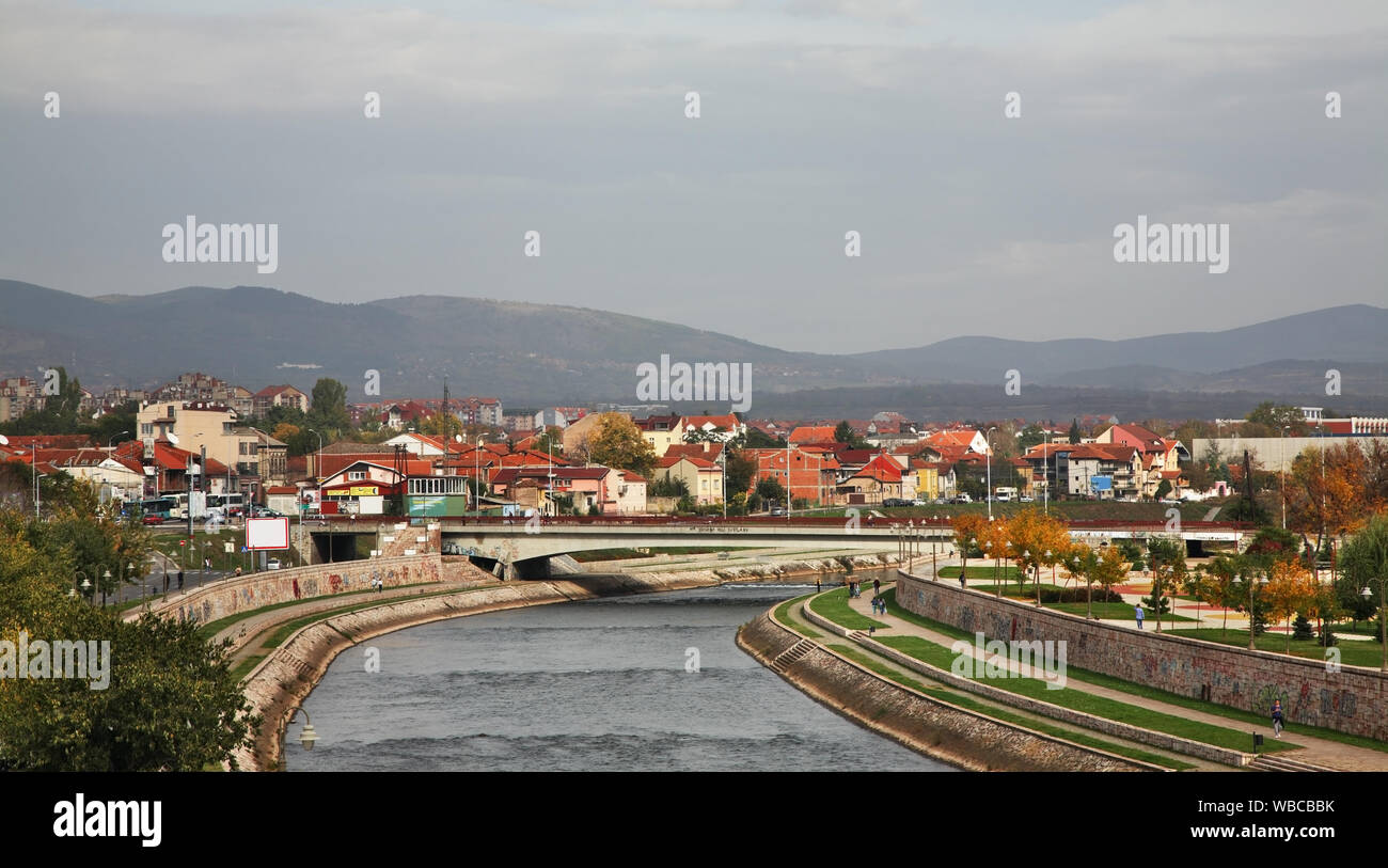 Embankment of Nisava (Nishava) river in Nis. Serbia Stock Photo - Alamy