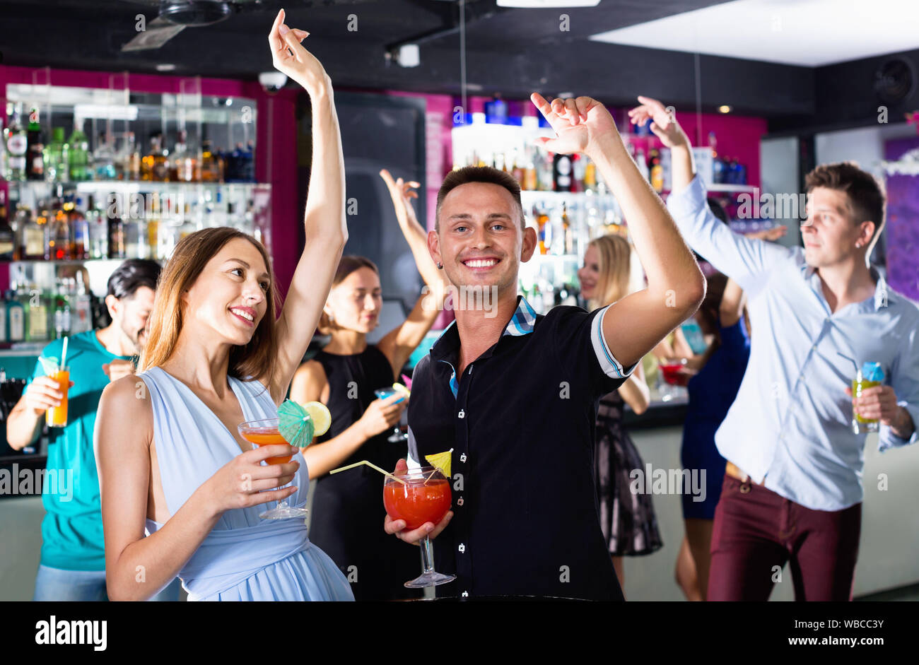 Glad cheerful positive man hi-res stock photography and images - Alamy