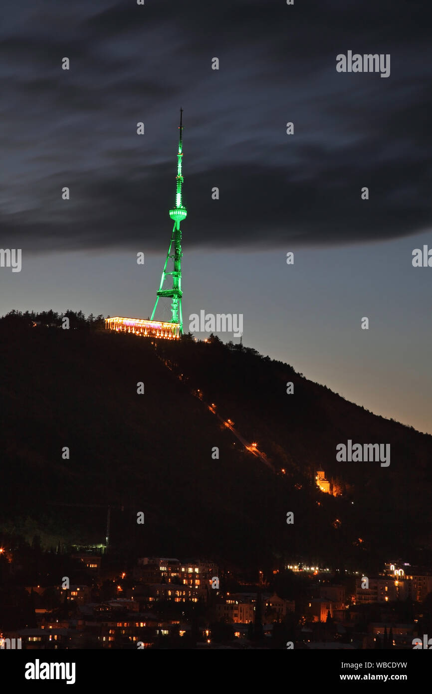 TV tower in Tbilisi. Georgia Stock Photo - Alamy