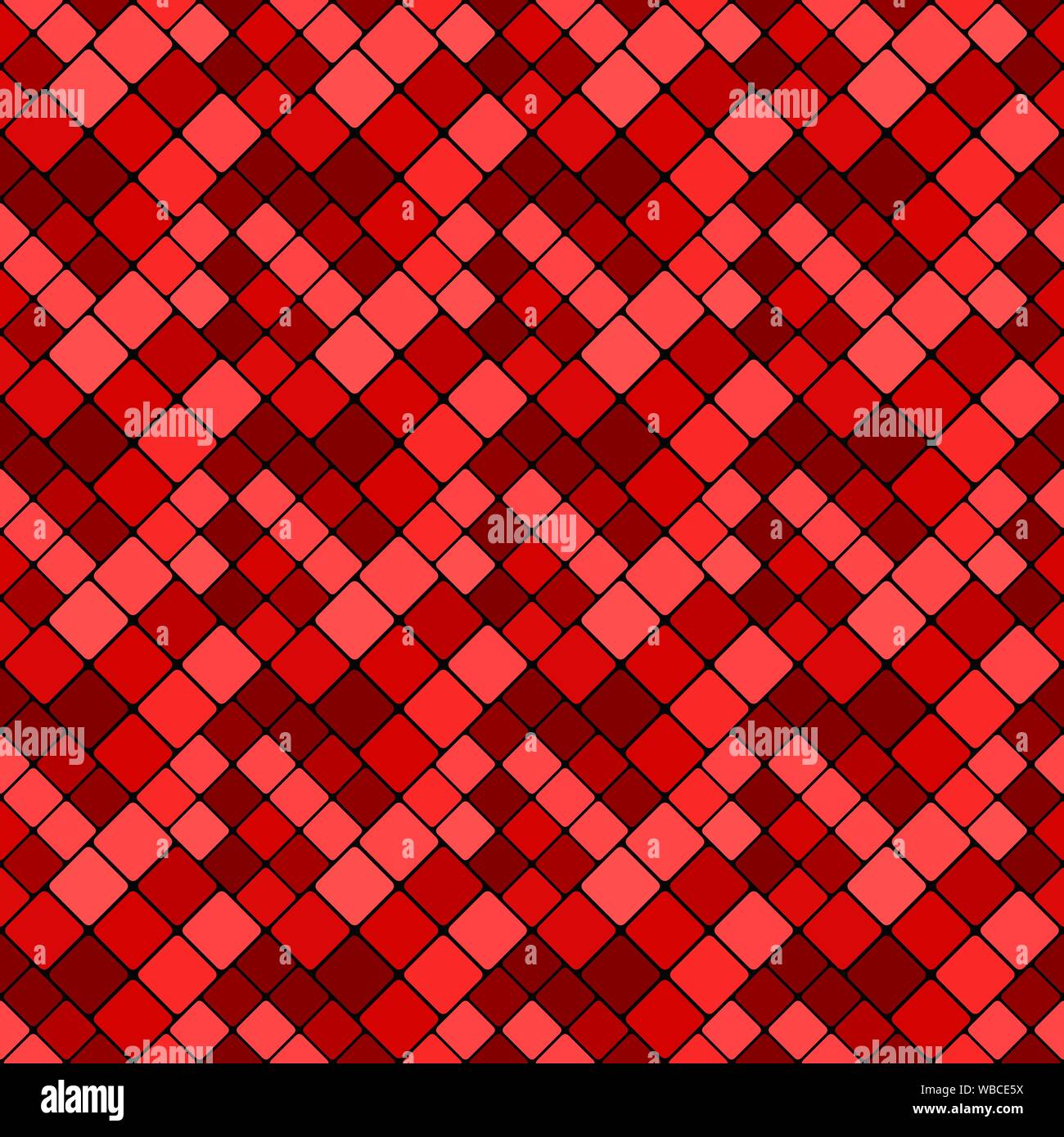Square pattern background design - repeating red abstract geometrical ...