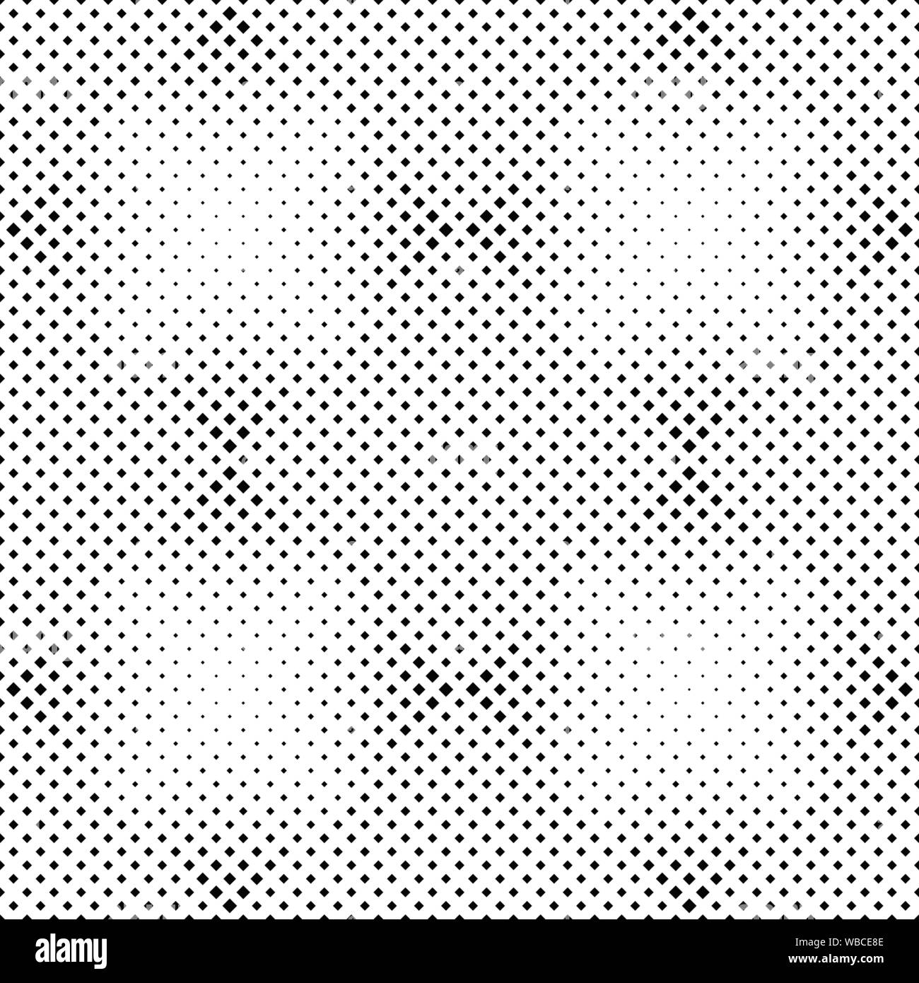 Geometrical Abstract Seamless Square Pattern Background Design Black And White Vector Graphic