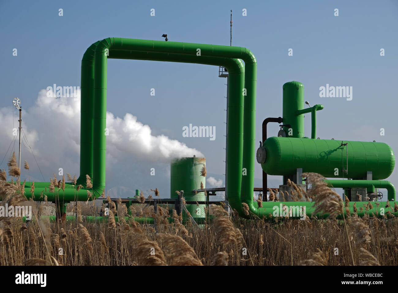 Geothermal Energy in Denizli Turkey Stock Photo - Alamy