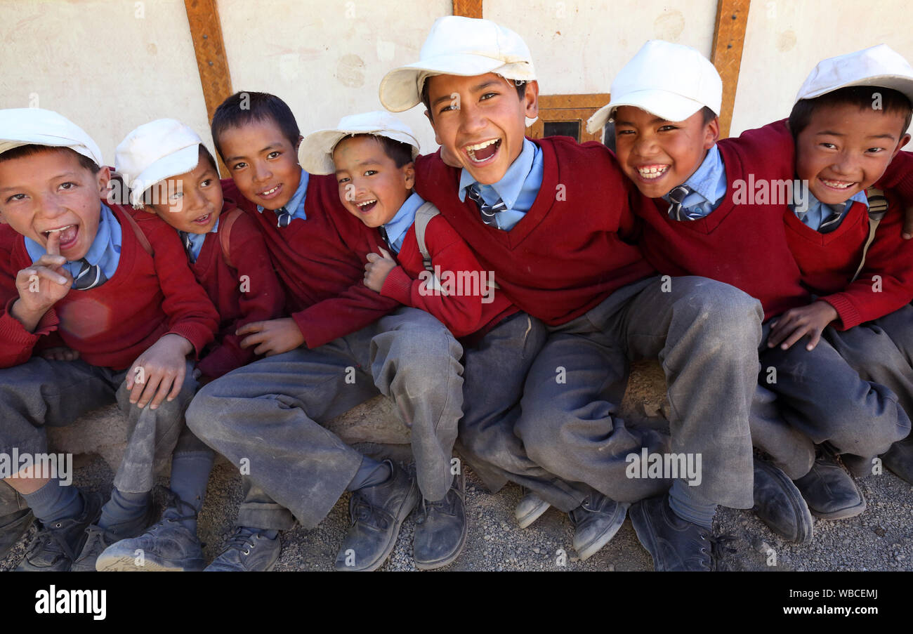 Tibet school uniform hi-res stock photography and images - Alamy