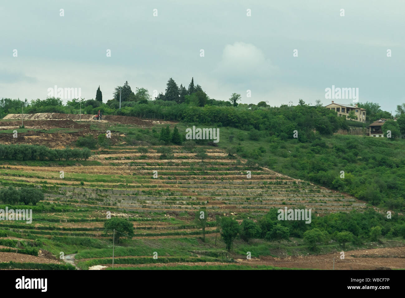 Travel In Rural Italy Landscape Stock Photo - Alamy