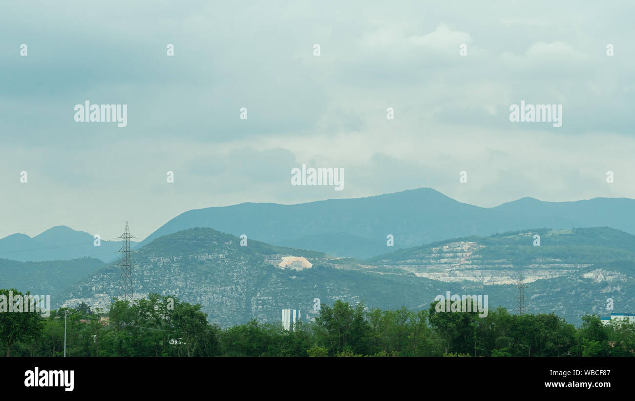 Travel In Rural Italy Landscape Stock Photo - Alamy